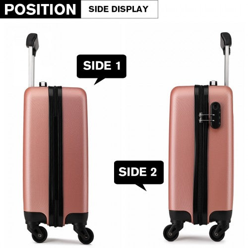 Kono K1872L Hard Shell Cabin Suitcase - 19 Inch